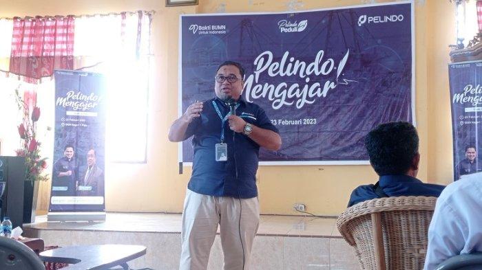 Program Pelindo Pengajar, GM Pelindo Pantoloan Jelaskan Dunia ...