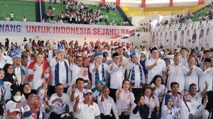 Hary Tanoesoedibjo Sapa Kader Perindo Sulteng di GBK Kota Palu - Tribunpalu.com