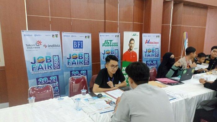 Hari Ke-2 Job Fair HUT TribunPalu.com, Seorang Pelamar Berharap Lolos ...
