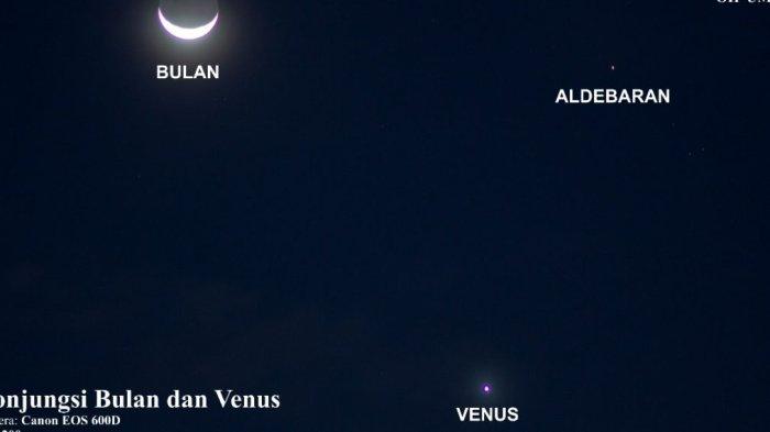 Ada Fenomena Langit Malam Ini, Konjungsi Bulan dan Venus Pukul 17.44 ...
