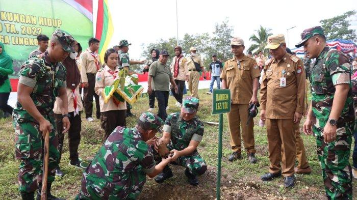 Ribuan Pohon Ditanam dalam Program Pembinaan Lingkungan Hidup Korem 132 ...