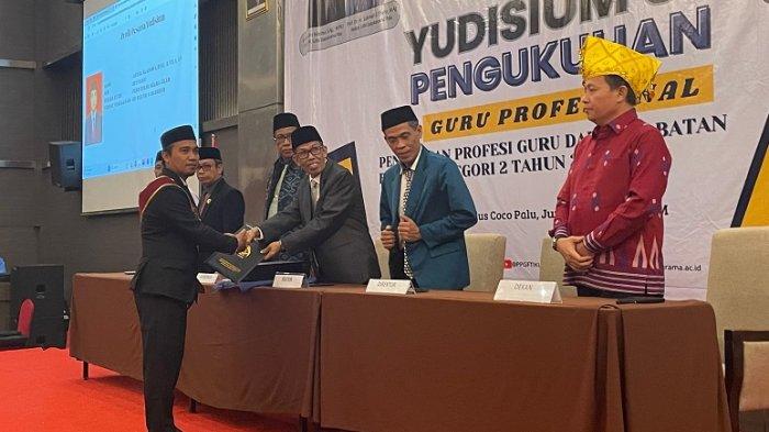 LPTK UIN Datokarama Palu Kukuhkan 84 Guru Profesional PPG 2023 - Tribunpalu.com