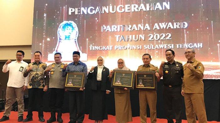 Peraih Anugerah Paritrana Award Sulteng: Morowali Terbaik 1, Buol Posisi III - Tribunpalu.com
