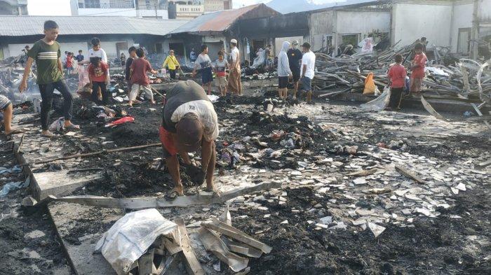 111 Lods Dilalap Api di Pasar Masomba Palu, Peristiwa Ketujuh Sejak ...