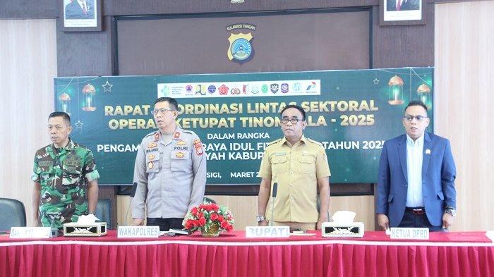 Polres Sigi Rapat Koordinasi Pengamanan Hari Raya Idulfitri 2025 - Tribunpalu.com