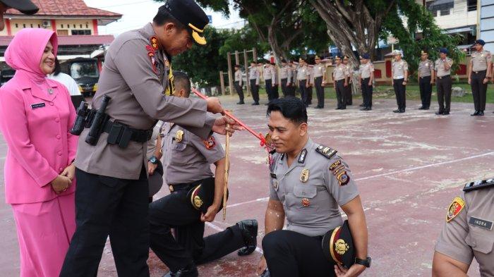 75 Personel Polres Dan Brimob Poso Naik Pangkat Di Akhir 2023