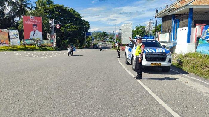 Puncak Arus Balik Mudik Lebaran 2024, Satlantas Polres Poso Patroli ...