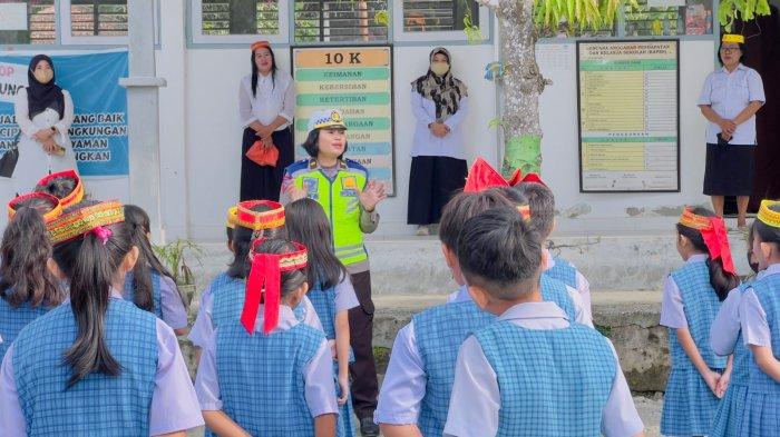 Kenalkan Pentingnya Keselamatan Lalulintas ke Siswa, Satlantas Polres ...