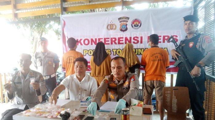 Polres Tojo Una-una Ciduk Sindikat Peredaran Sabu, 2 Tersangkanya Perempuan - Tribunpalu.com