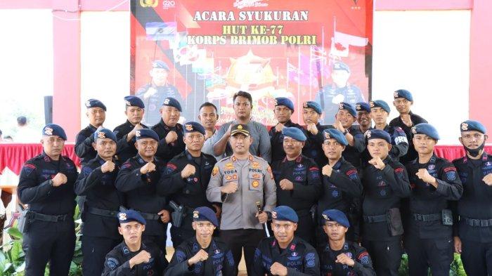 Syukuran HUT Korps Brimob di Banggai Berlangsung Khidmat - Tribunpalu.com