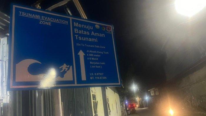 6 Tahun PascaTrilogi Bencana Palu, Papan Alert Tsunami Evacuation Zone ...