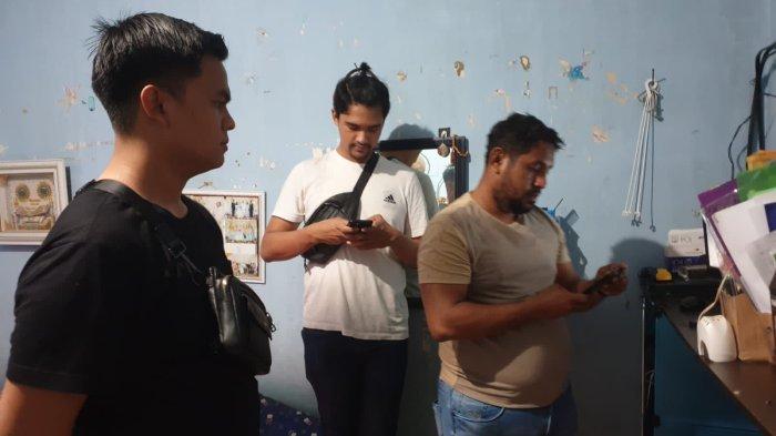 Tim Resmob Polresta Palu Olah TKP Pencurian Kotak Amal Masjid Al Malik ...