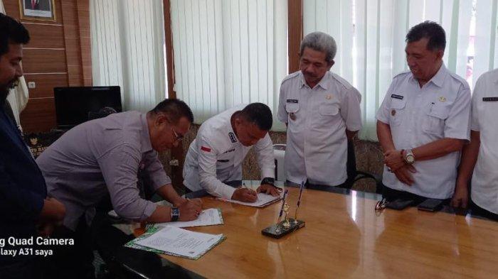 Wali Kota Palu Teken Kerjasama dengan Perum Bulog Sulteng, untuk Pemenuhan Beras ASN Pemkot ...