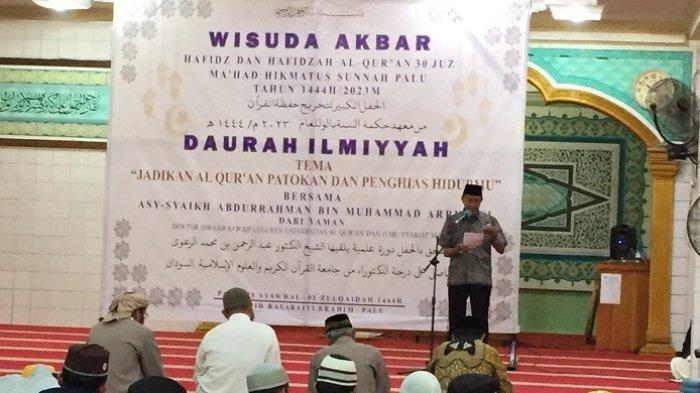 Hadiri Wisuda Akbar Hafidz Hafidzah Quran 30 Juz, Pemkot Palu Sarankan Permohonan Dana Hibah ...