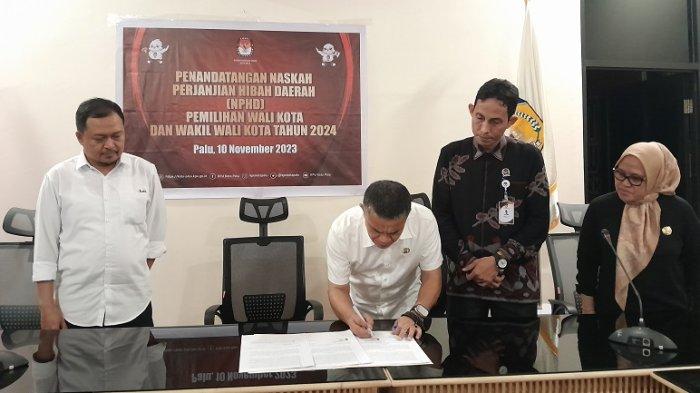 Pemkot Palu dan KPU-Bawaslu Tandatangani Naskah Perjanjian Hibah Daerah untuk Pilkada 2024 ...