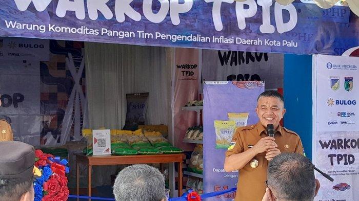 Wali Kota Palu Resmikan Warung Komoditas Pangan TPID di Kawasan Pasar Masomba - Tribunpalu.com