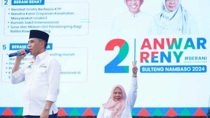 Pengalaman dan Kemampuan Tak Terbantahkan, Rakyat Sulteng Dukung Anwar-Reny - Tribunpalu.com
