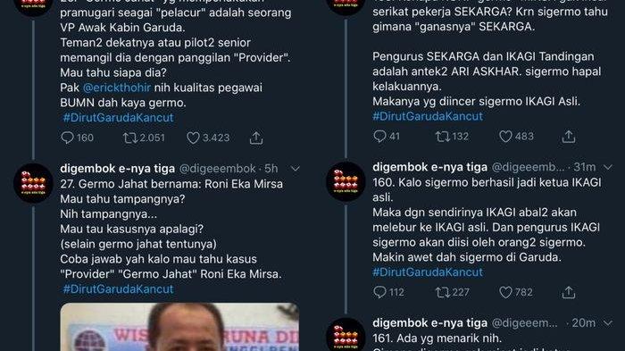 Disebut Jadi 'Germo' di Garuda Indonesia, Roni Eka Mirsa Polisikan Akun ...