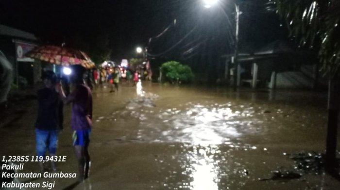 Desa Pakuli Sigi Diterjang Banjir, Dua Rumah Terendam - Tribunpalu.com