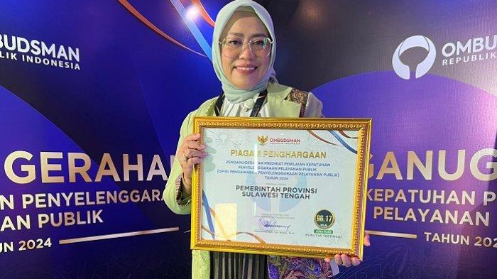 Kinerja Pelayanan Publik Terus Meningkat, Pemprov Sulteng Raih Penghargaan dari Ombudsman ...