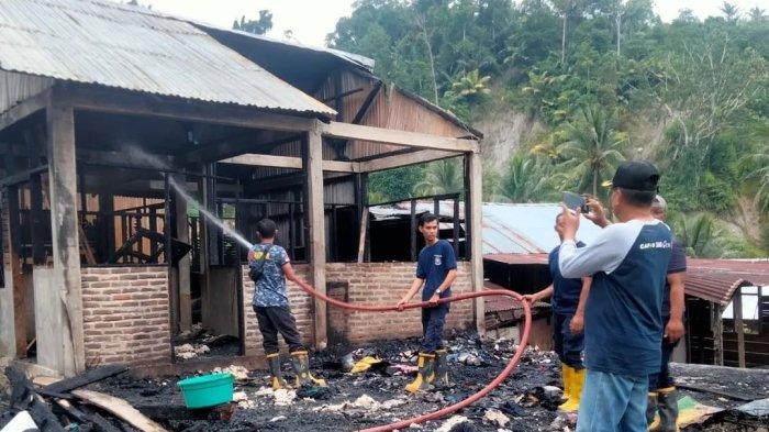 3 Rumah Ludes Terbakar di Desa Salua Kulawi, Kerugian Ditaksir Rp 90 Juta - Tribunpalu.com