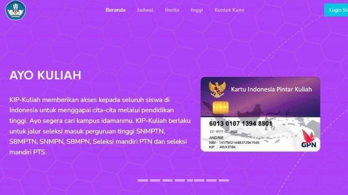 Pendaftaran KIP Kuliah 2025, Cek Syarat, Cara Daftar, dan Besaran Bantuan - Tribunpalu.com