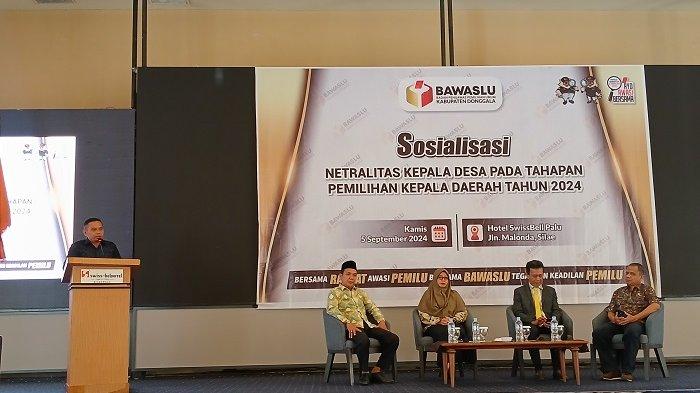 Bawaslu Donggala Gelar Sosialisasi Netralitas Kepala Desa untuk Pilkada 2024 - Tribunpalu.com