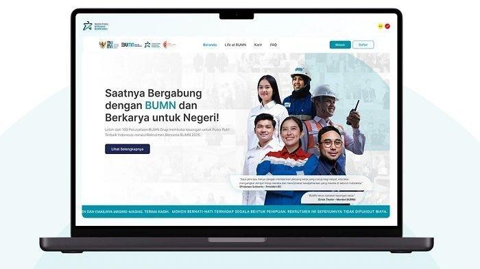 Rekrutmen BUMN 2025 Resmi Dibuka, Simak Link, Cara Daftar dan Tahapan Seleksinya - Tribunpalu.com
