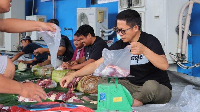 Hari Raya Iduladha 2025, Polresta Palu Sembelih 21 Ekor Sapi dan 5 ekor ...