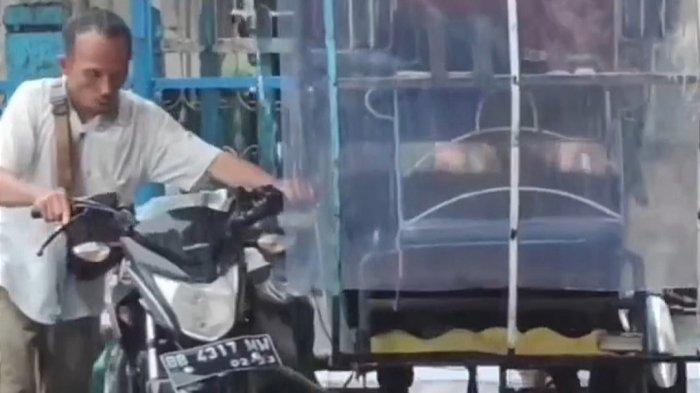 VIRAL Tukang Becak Tabrak Mobil Mewah, Berakhir Haru - Tribunpalu.com