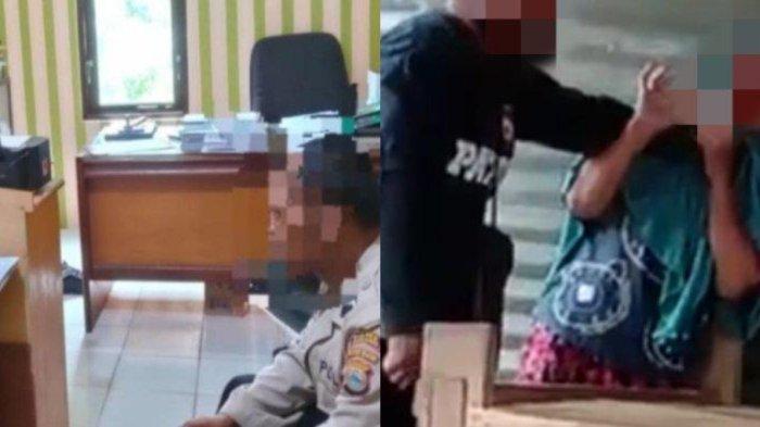 VIRAL Video Oknum Polisi Aipda S Pukul Emak-emak di Pinrang, Gegara Mancing Ikan di Empang ...
