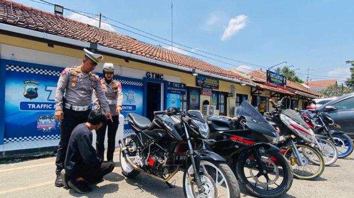 Operasi Zebra Candi 2023, Polres Tegal Tilang 904 Kendaraan dan Sita 285 Knalpot Brong - Tribun ...