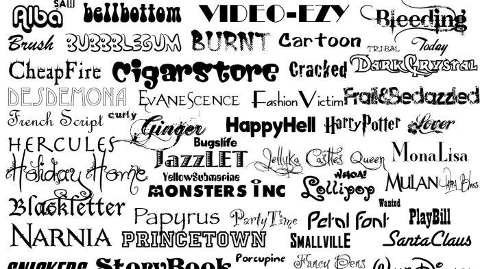 Menggunakan Cuping Font, Menerjemahkan Kreativitas ke dalam Huruf ...