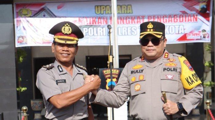 Jelang Pensiun, Pangkat Kasat Intelkam Polres Tegal Kota Naik dari AKP Jadi Kompol, Ini ...