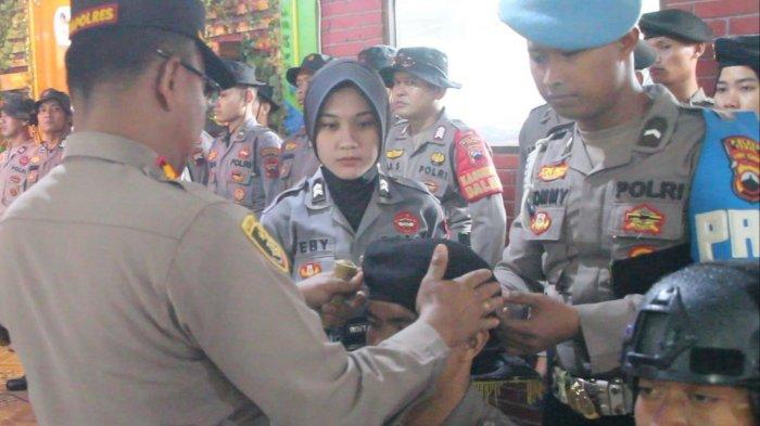 19 Personel Bintara Remaja Ikuti Pembinaan Tradisi Pembaretan Polres Tegal - Tribun-pantura.com