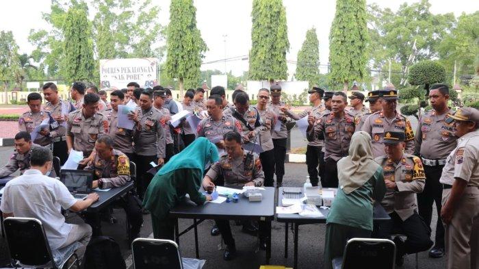 Anggota Polres Pekalongan yang Tugas Pengamanan TPS Dites Kesehatannya ...