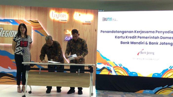 Mandiri dan Bank Jateng Bekerjasama Terbitkan Kartu Kredit Pemerintah Domestik - Tribun-pantura.com