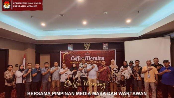 Gelar Coffee Morning Bersama Wartawan, KPU Merauke: Media Sebagai Corong Informasi Pilkada 2024 ...