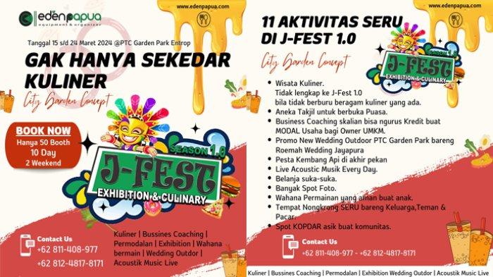 J-Fest Bakal Hadir di Kota Jayapura, Bukan Sekadar Kuliner - Tribun-papua.com