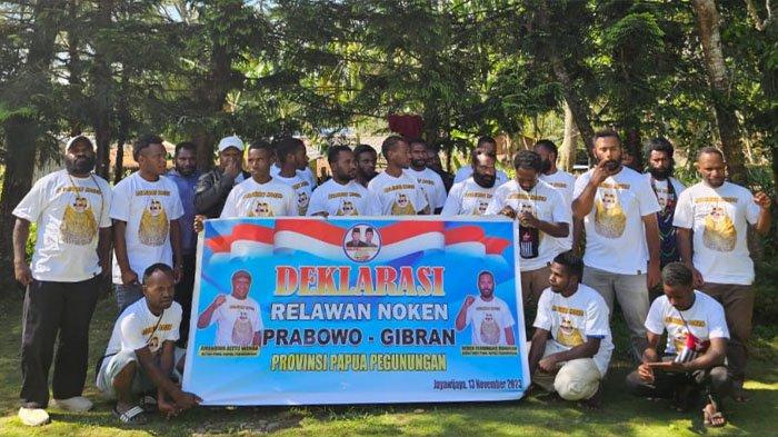 Relawan Noken Siap Menangkan Prabowo-Gibran di Papua Pegunungan ...