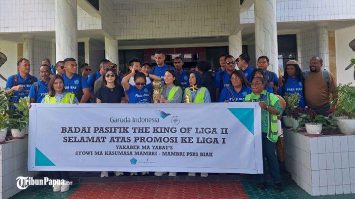 Disambut Garuda, PSBS Biak Bertolak ke Negeri Mambri - Tribun-papua.com