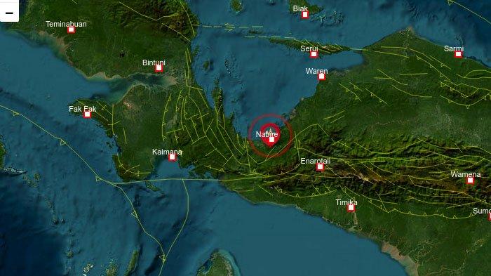 Gempa M4.6 Guncang Nabire Papua Tengah, BMKG: Warga Harus Tenang - Tribun-papua.com