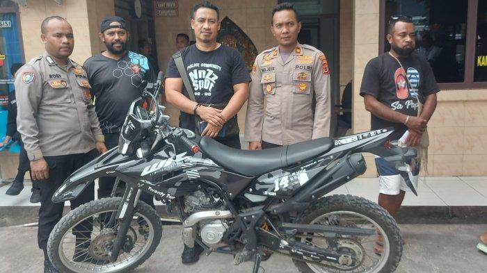 Personel Polsek Bandara Sentani Amankan Motor Curian dari Kota Jayapura ...