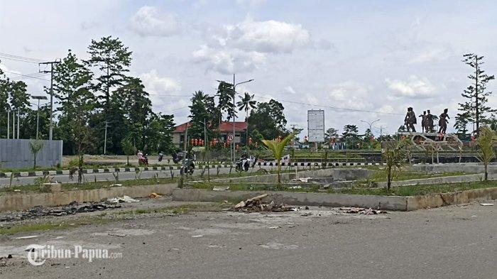 MIRIS! Baru Rampung 40 Persen, Pengerjaan Taman Mini Bundaran Petrosea ...