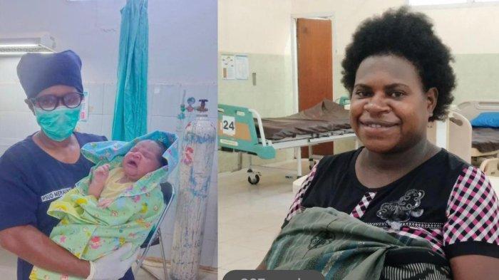 Rekor di Merauke, Maria Yanakaimu Lahirkan Bayi Raksasa 5,5 Kg Hanya ...
