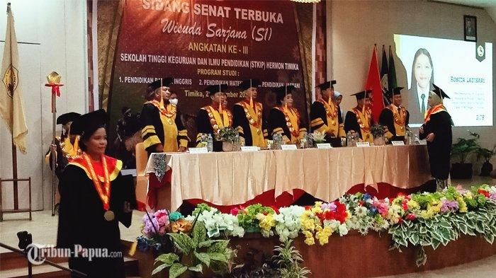 STKIP Hermon Timika Wisudakan 44 Mahasiswa Jadi Sarjana - Tribun-papua.com