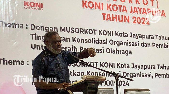 SAH! Abisai Rollo Terpilih Jadi Ketua Umum KONI Kota Jayapura Periode ...