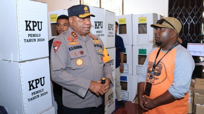 Kapolda Papua: Pengamanan dan Pengawalan KPU Prioritas untuk Sukseskan Pemilu - Tribun-papua.com