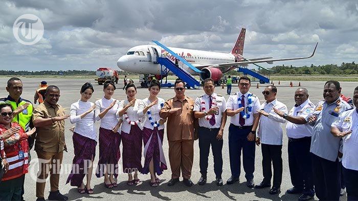 Batik Air Kembali Layani Penumpang ke Merauke, Bupati Romanus Mbaraka ...