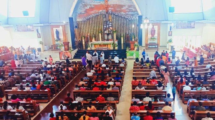 Perayaan Paskah 2023 di Papua, Paroki St Stefanus Sempan Timika Ajak ...